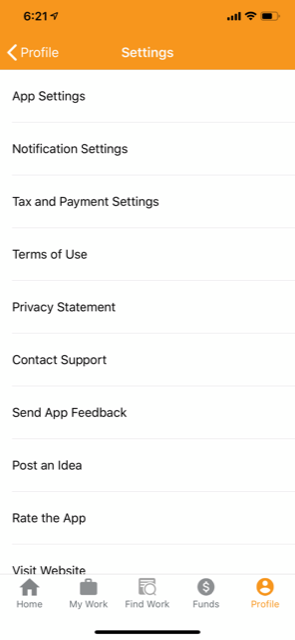 How do I add my tax or payment account information via the WorkMarket app? – Help Center
