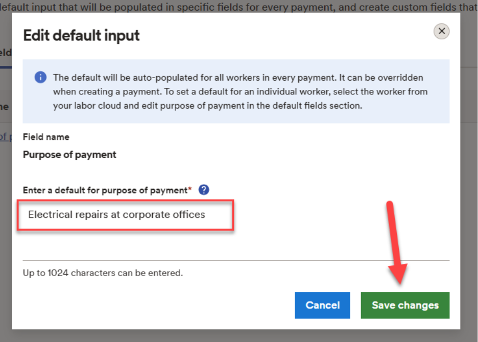 How To Add The Purpose of Payment Field – Help Center